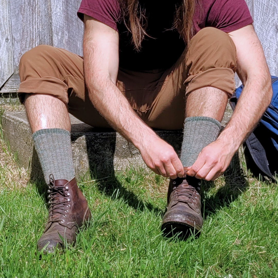 NEAFP - The Weekender Alpaca Boot Sock Made in USA with U.S. Grown Alpaca